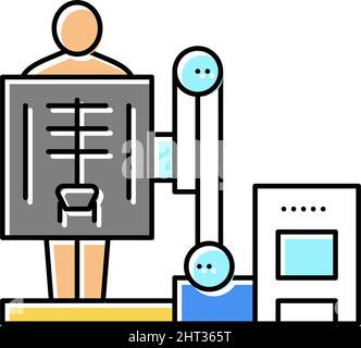 fluoroscopy radiology line icon vector illustration flat Stock Vector ...