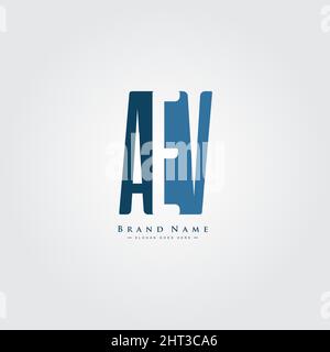 AEV logo. AEV letter. AEV letter logo design. Initials AEV logo linked ...