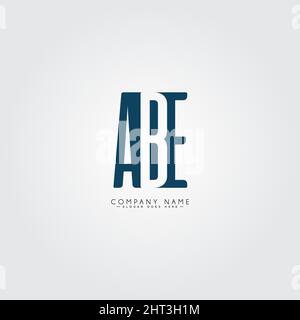ABE logo. ABE letter. ABE letter logo design. Initials ABE logo linked ...