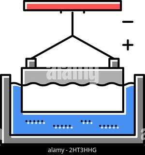 metal galvanization color icon vector illustration Stock Vector Image ...
