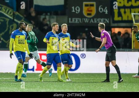 LEEUWARDEN, 26-02-2022, Cambuur Stadium, football, Dutch Eredivisie ...