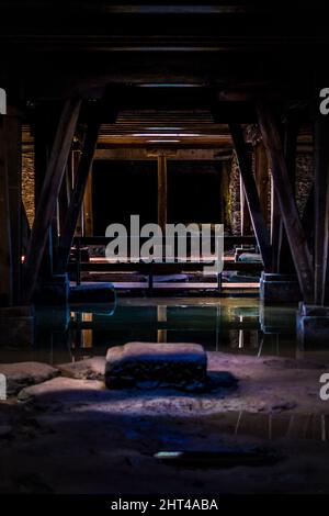 Dark catacombs of an amphitheater in Trier, Germany Stock Photo - Alamy