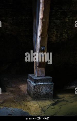 Dark catacombs of an amphitheater in Trier, Germany Stock Photo - Alamy