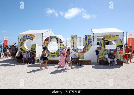 Miami Beach, FL- FEB 26: Chef Anne Burrell is seen during SOBEWFF Goya ...
