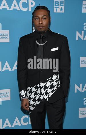 Terrell Grice arrives at the 53rd NAACP Image Awards Viewing Party held ...