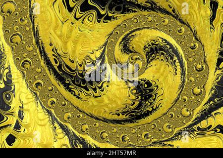 Digital vibrant yellow optical illusion background for wallpapers Stock ...