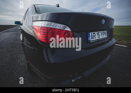 BMW Dark Blue Sport e60 car outdoors Stock Photo - Alamy