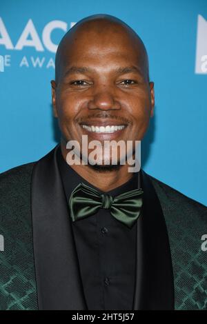 Isaac Keys arrives at the 53rd NAACP Image Awards live show screening ...