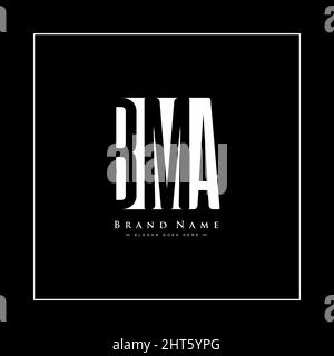 BMA logo. BMA letter. BMA letter logo design. Initials BMA logo linked ...