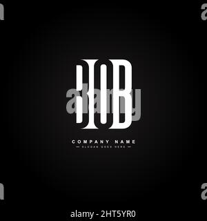 BOB logo. BOB letter. BOB letter logo design. Initials BOB logo linked ...