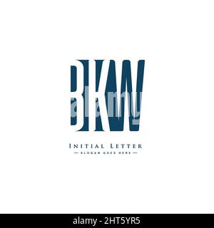 BKW logo. BKW letter. BKW letter logo design. Initials BKW logo linked ...