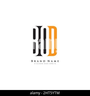 BOD logo. BOD letter. BOD letter logo design. Initials BOD logo linked ...