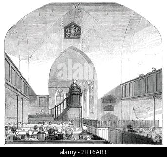 Vicar on church roof Stock Photo - Alamy