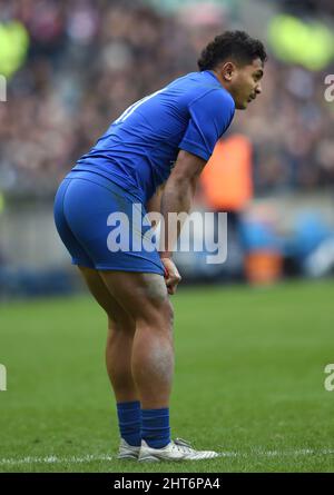Yoram MOEFANA of France during the International Friendly rugby match ...