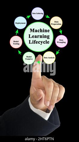 Components of Machine Learning Lifecycle Stock Photo - Alamy