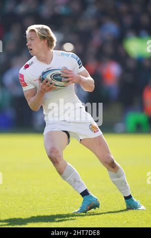Exeter Chiefs' Josh Hodge during the Investec Champions Cup match at ...
