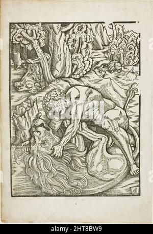The Labors of Hercules: Hercules Strangling the Nemean Lion, 1548 ...