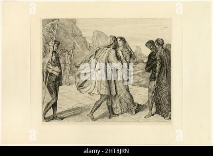 O My Fair Warrior!, plate five from Othello, 1844 Stock Photo - Alamy