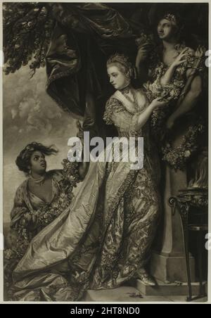 Sir Joshua Reynolds, Lady Elizabeth Hamilton, portrait painting as a ...