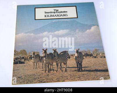 LP cover of Kilimanjaro, the debut album by The Teardrop Explodes ...