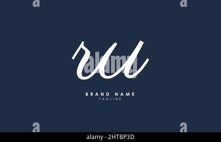 Alphabet Initials logo UR, RU, U and R Stock Vector Image & Art - Alamy