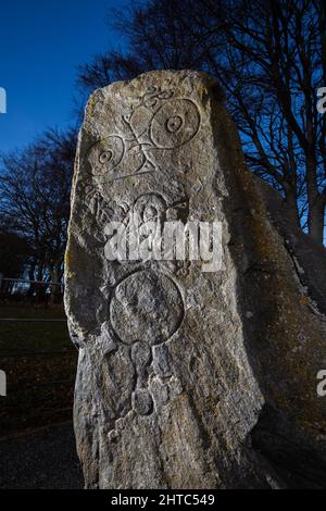 The Picardy Stone, a carved Pictish symbol stone near Insch in ...
