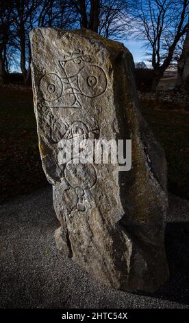 The Picardy Stone, a carved Pictish symbol stone near Insch in ...