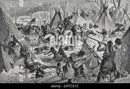 Two Comanche warriors 1891 Stock Photo - Alamy