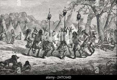 Native American Scalp Dance Stock Photo - Alamy