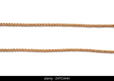 Two parallel ropes Stock Photo - Alamy