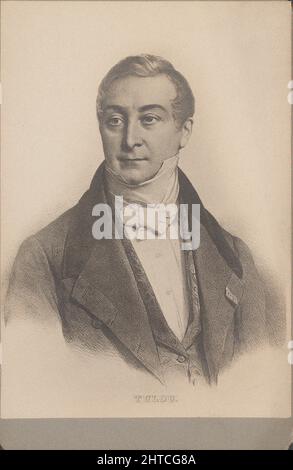 Portrait of the composer and flautist Jean-Louis Tulou (1786-1865), ca ...