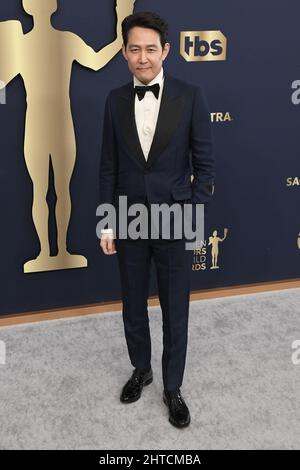 Lee Jung-jae arrives at the 28th annual Screen Actors Guild Awards at ...