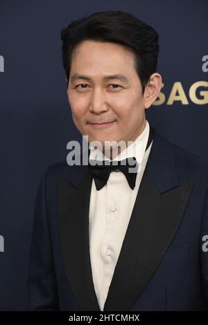 Lee Jung-jae arrives at the 28th annual Screen Actors Guild Awards at ...