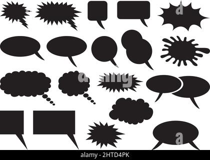 speech bubbles dialog Stock Vector Image & Art - Alamy