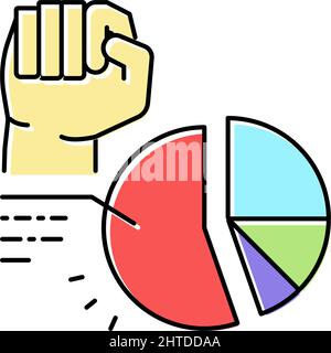 majority rule color icon vector illustration Stock Vector Image & Art ...