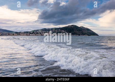 North Hill and beach. Minehead. Somerset. UK Stock Photo - Alamy