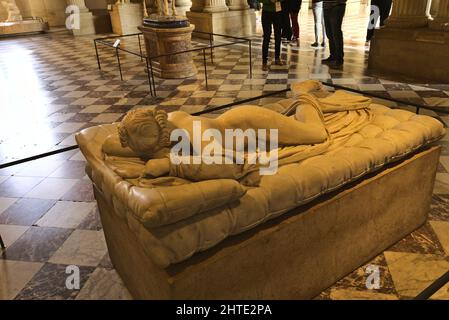 Sculpture of Hermaphrodite at the Louvre Museum Paris France Stock ...