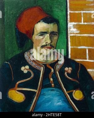 The Zouave, by Vincent Van Gogh, 1888, Dutch Post-Impressionist ...