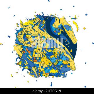 Ukraine map vector. Ukrainian maps craft paper texture. Empty template ...