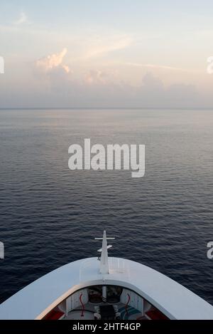 Sunset from a cruise ship, Bahamas Stock Photo - Alamy