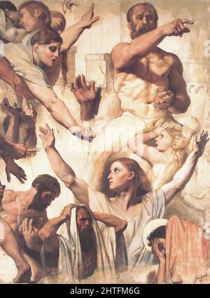 Ingres Jean Auguste Dominique - the Martyrdom of St. Symphorien 4 Stock ...