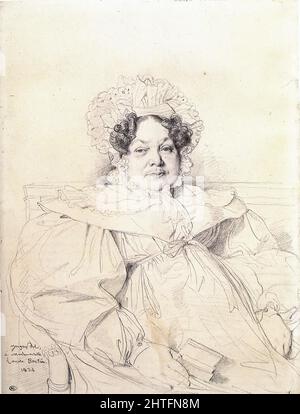 Madame Louis-Francois Bertin 1834 by Jean Auguste Dominique Ingres ...