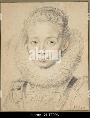 A drawing by Peter Paul Rubens of Isabella Brant, his wife and muse ...