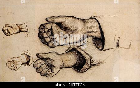 Vincent Van Gogh - Four Hands Two Holding Bowls 1885 Stock Photo - Alamy
