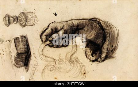 Hand with a Pot, the Knob of a Chair and a Hunk of Bread 1885; Nunen ...