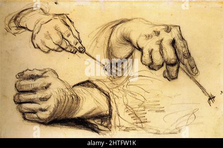 Vincent Van Gogh - Three Hands C 1884 Stock Photo - Alamy
