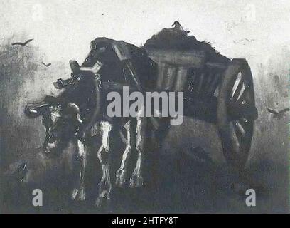 Van Gogh Vincent - Cart with Black Ox (1884 Stock Photo - Alamy