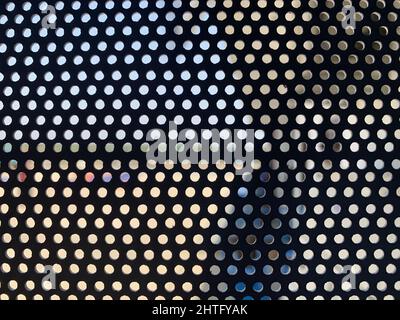 Detail of the dark sheet metal backdrop Stock Photo - Alamy