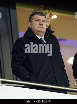 Ron Gourlay CEO of West Bromwich Albion during the Sky Bet Championship ...