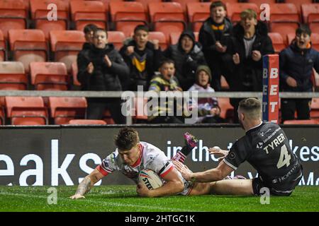 Keanan Brand #3 of Leigh Centurions in action during the game Stock ...
